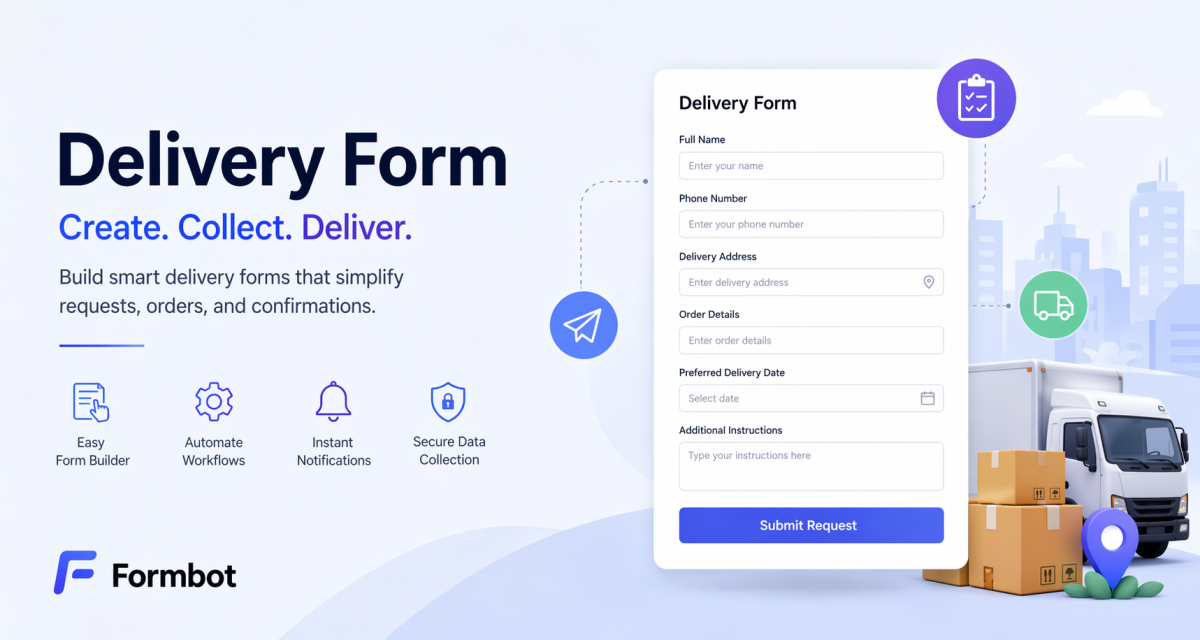Delivery Form Template: Create Online Delivery Forms Easily